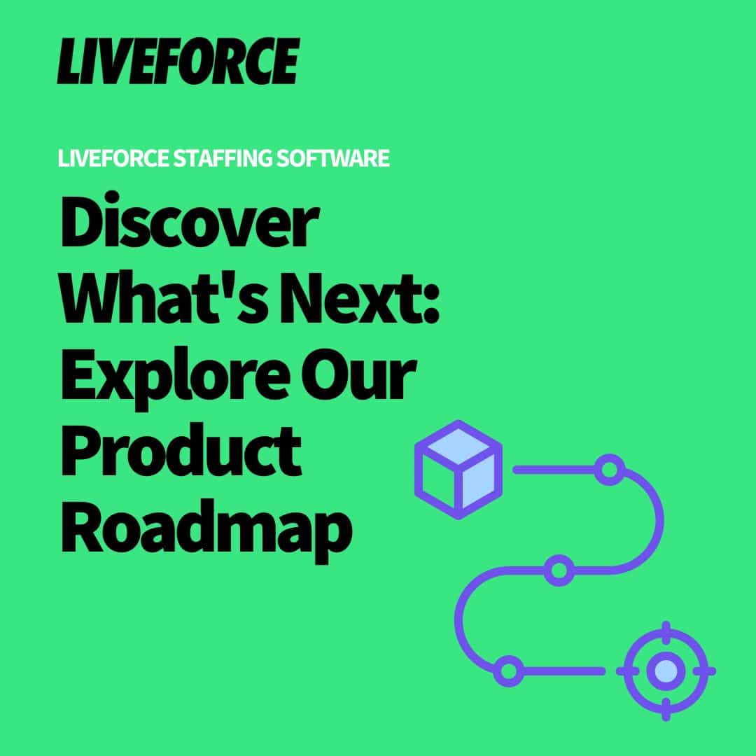 Product Roadmap - Liveforce staff scheduling software