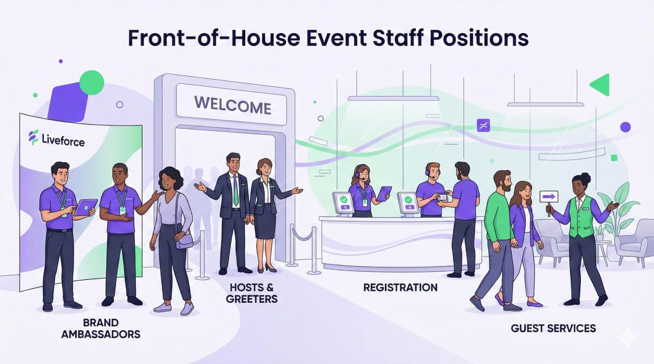Event Staff Positions: Structure, Roles and Costs