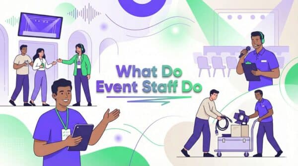 What do Event Staff do at Live Events?